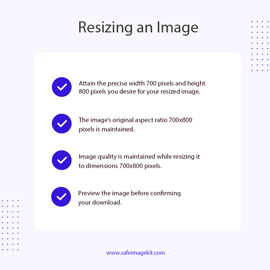 Instantly resize images to 700 x 800 pixels online