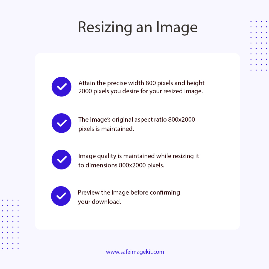 Instantly resize images to 800 x 2000 pixels online