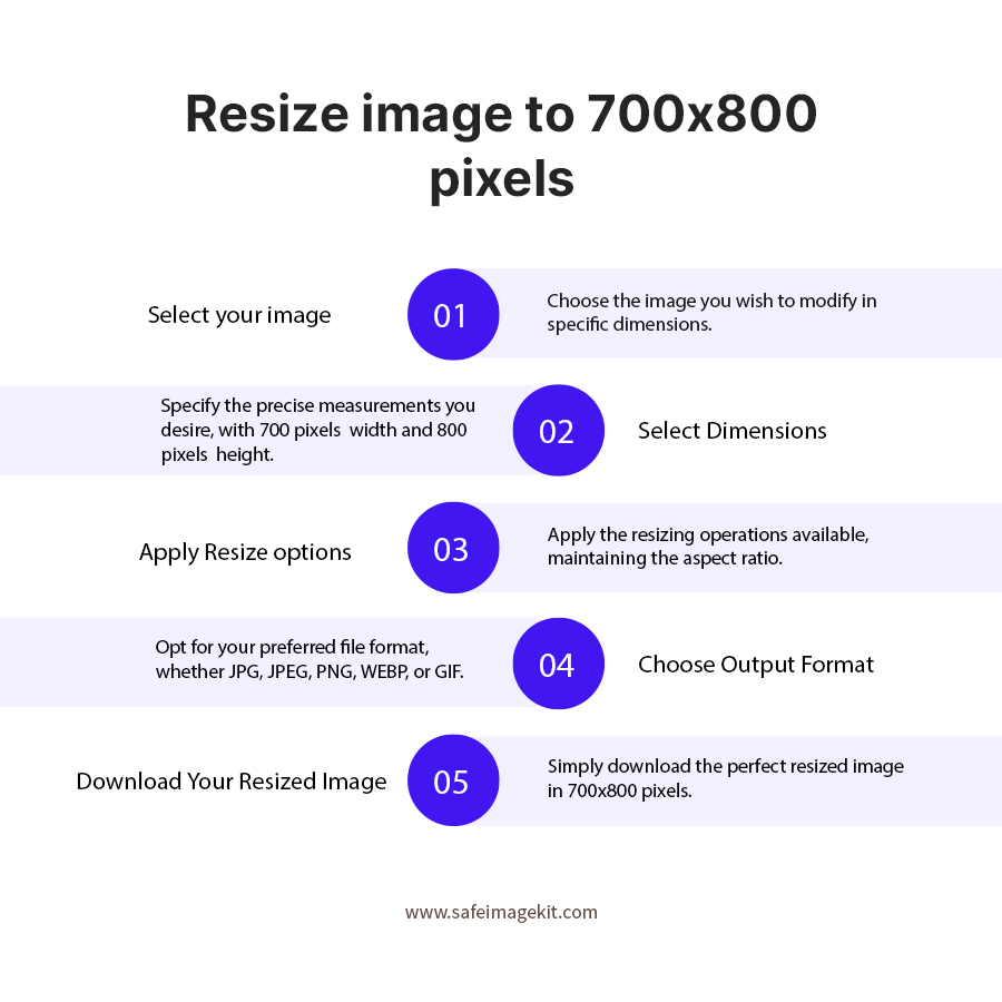 Instantly resize images to 700 x 800 pixels online